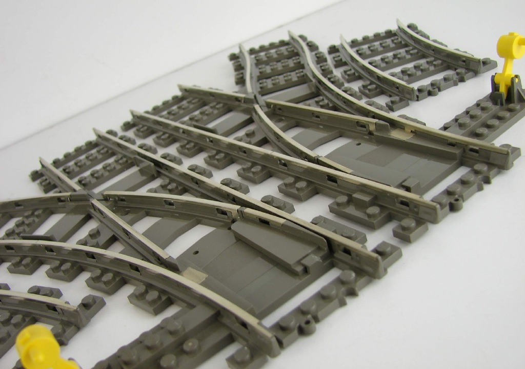 LEGO 4531 zwrotnice 9V P+L #4 pociąg GBB - 7334843183 - oficjalne ...