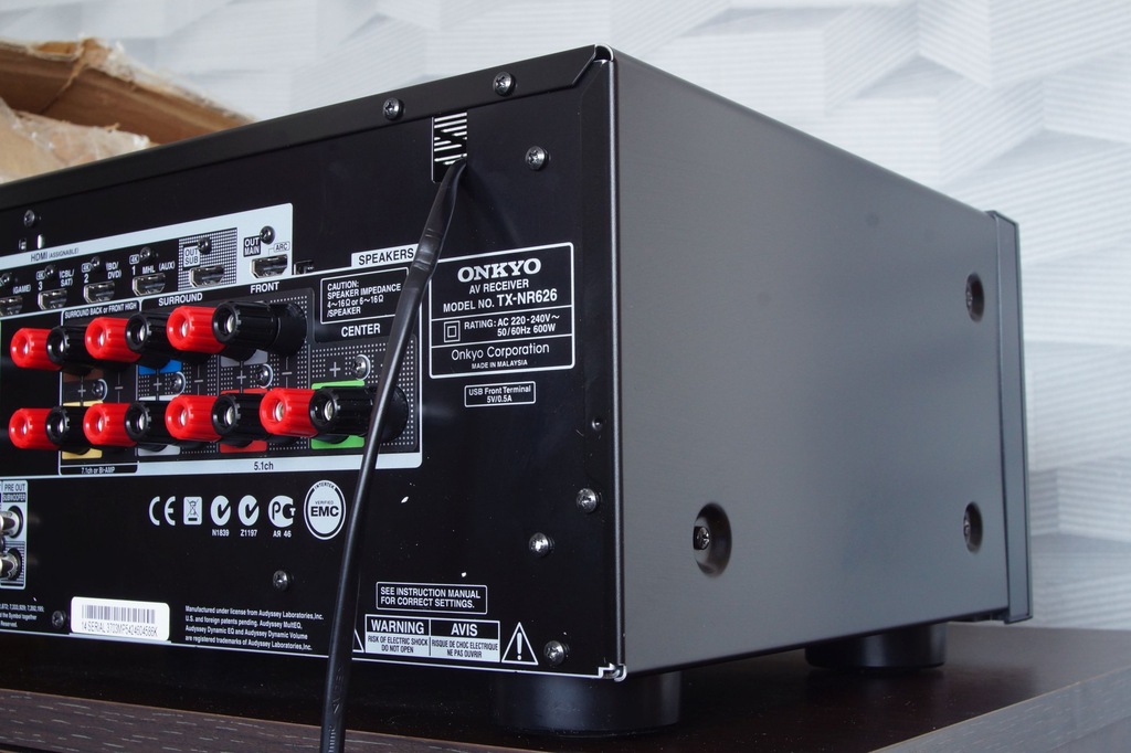 Amplituner 7.2 Onkyo TX-NR626 HDMI WIFI Bluetooth - 7372441222 - oficjalne archiwum Allegro