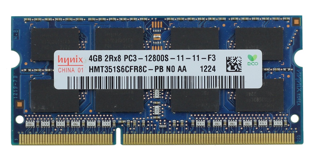 4GB 1600MHz DDR3 HYNIX 2Rx8 PC3-12800s 11-11-F3 FV - 7352566061 - oficjalne archiwum Allegro