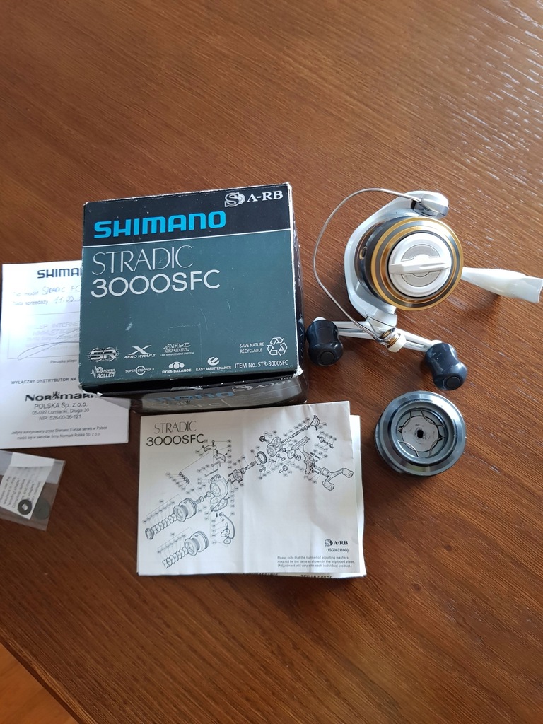 KOŁOWROTEK SPININGOWY SHIMANO STRADIC 3000 SFC JAP - 7603411696 - oficjalne archiwum Allegro