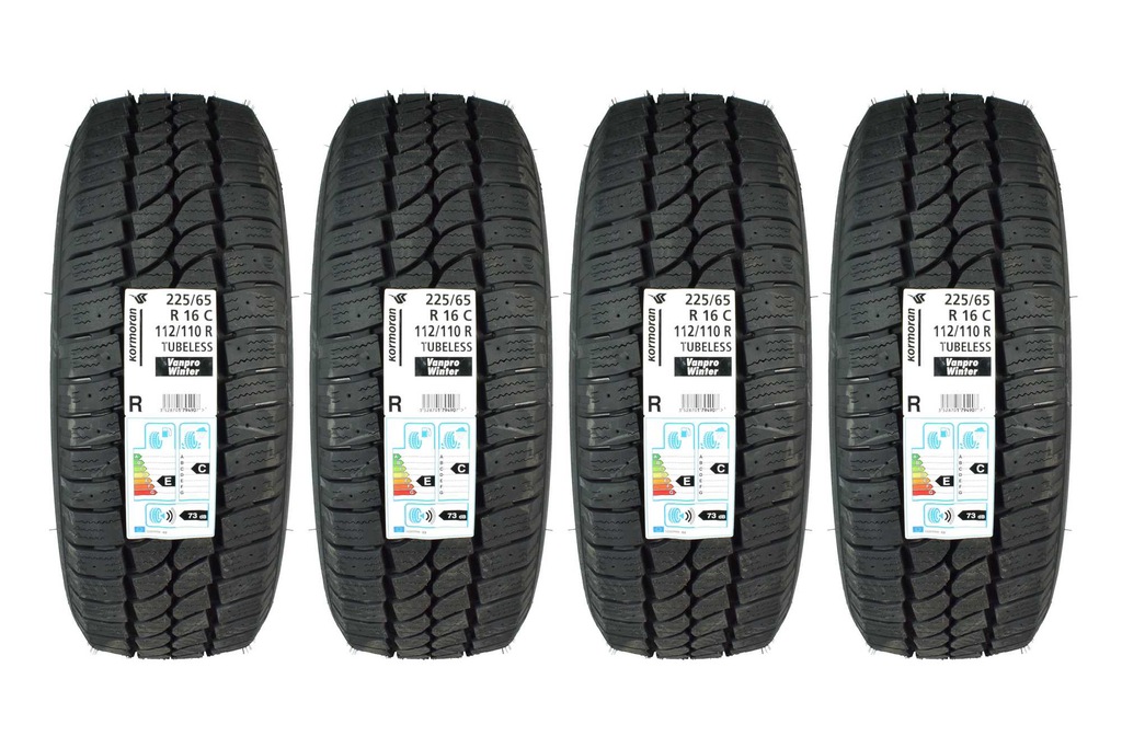 4 Opony zimowe 225/65R16C Kormoran VANPRO WINTER - 7424177336 - oficjalne archiwum Allegro