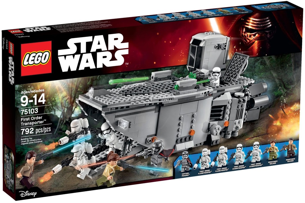 LEGO STAR WARS 75103 Transportowiec First Order US - 7250859428 ...