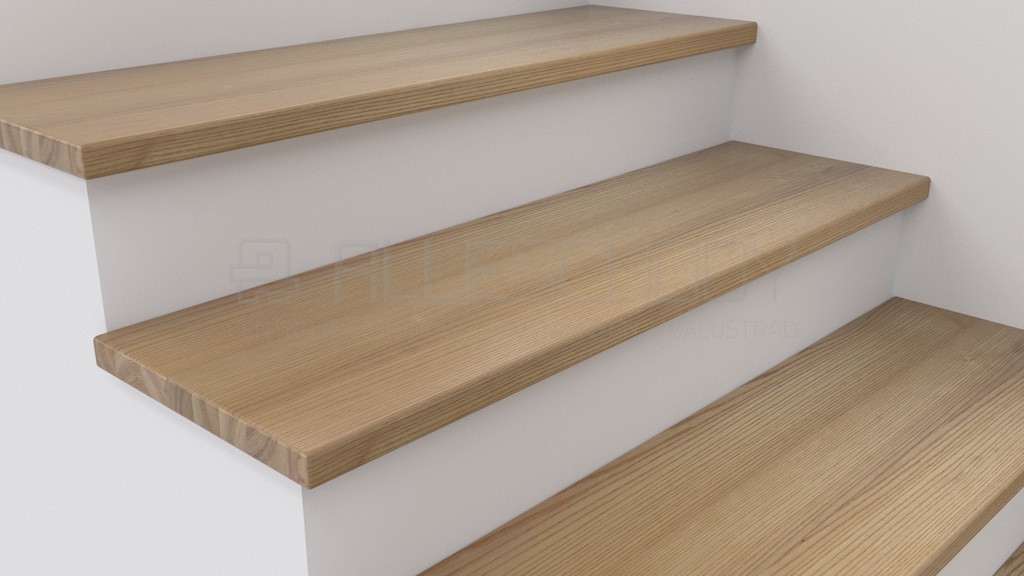Schody stopnie trepy zabiegi drewniane dębowe 30mm - 7173852859 ...