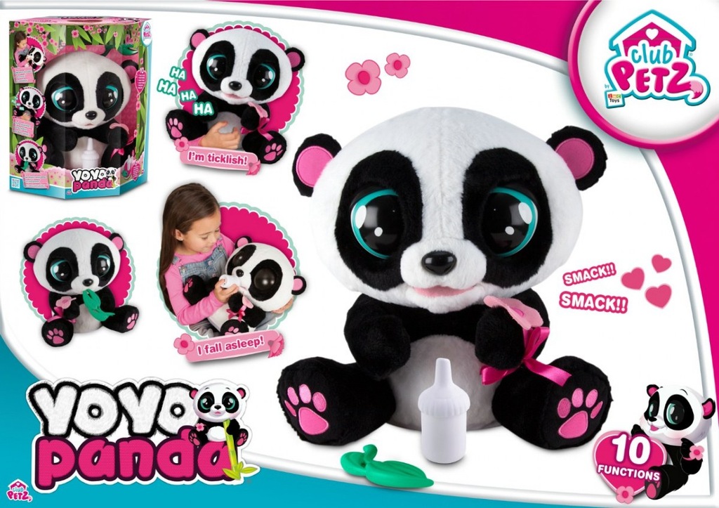 YoYo PANDA Interaktywny MIŚ Reaguje 10 FUNKCJI - 7046886124 - oficjalne archiwum Allegro