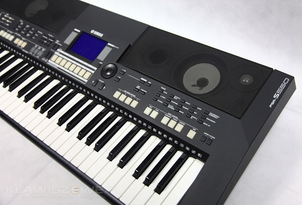YAMAHA PSR-S550 CZARNA + POKROWIEC - GWARANCJA - - 7549699804 ...