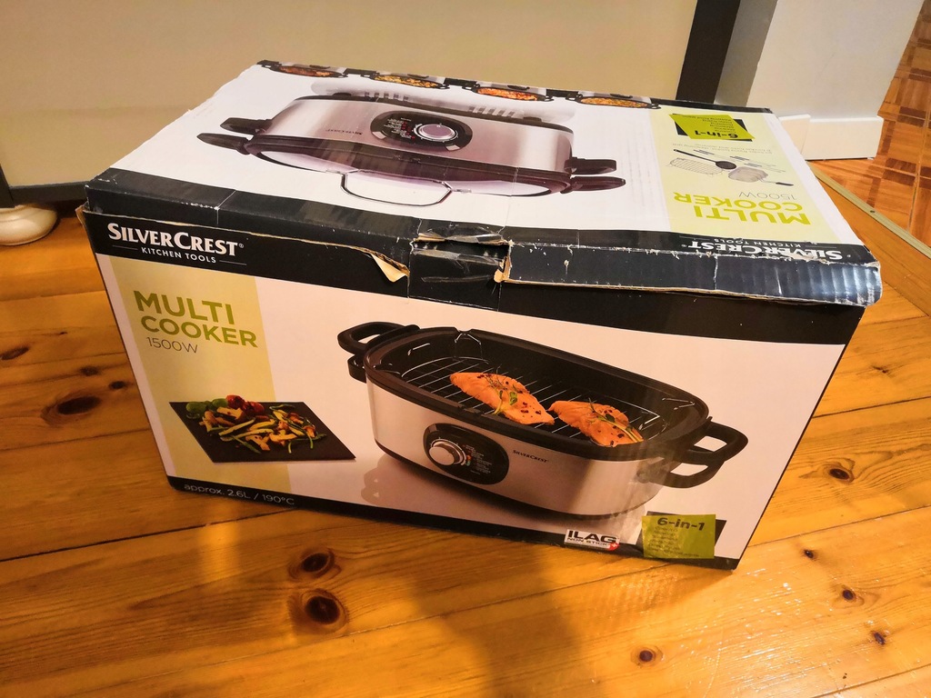 MULTICOOKER SILVERCREST 1500W 6W1 SZYBKOWAR 2,6L - 7692551436 ...