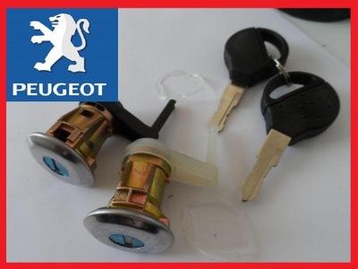 2 ZAMKI ZAMEK WKŁADKI WKŁADKA DO DRZWI PEUGEOT 106 - 7778522009 - oficjalne archiwum Allegro